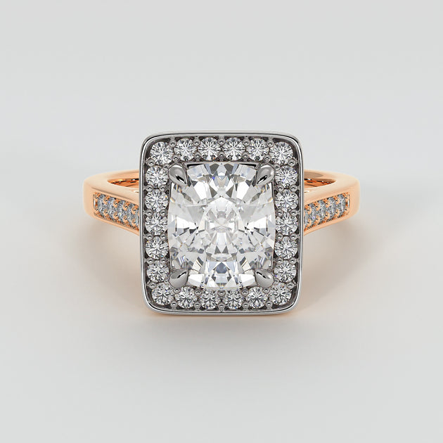 High Halo Engagement Ring – FANCI Fine Jewellery