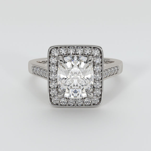 High Halo Engagement Ring – FANCI Fine Jewellery