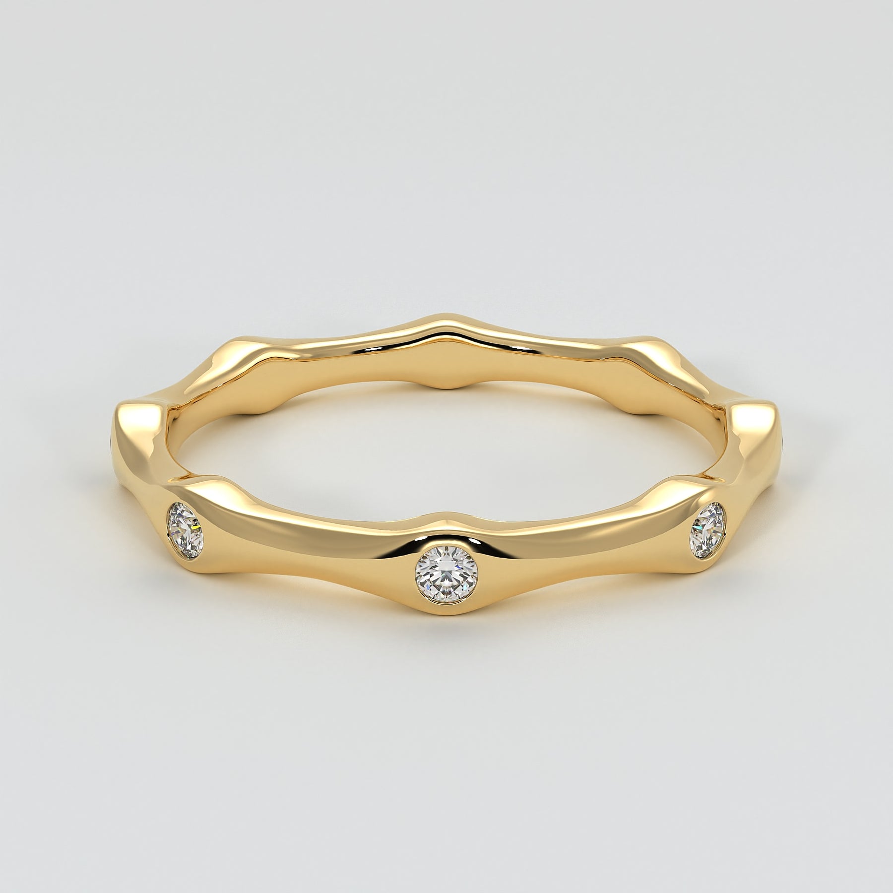 Diamond Bamboo Ring – FANCI Fine Jewellery