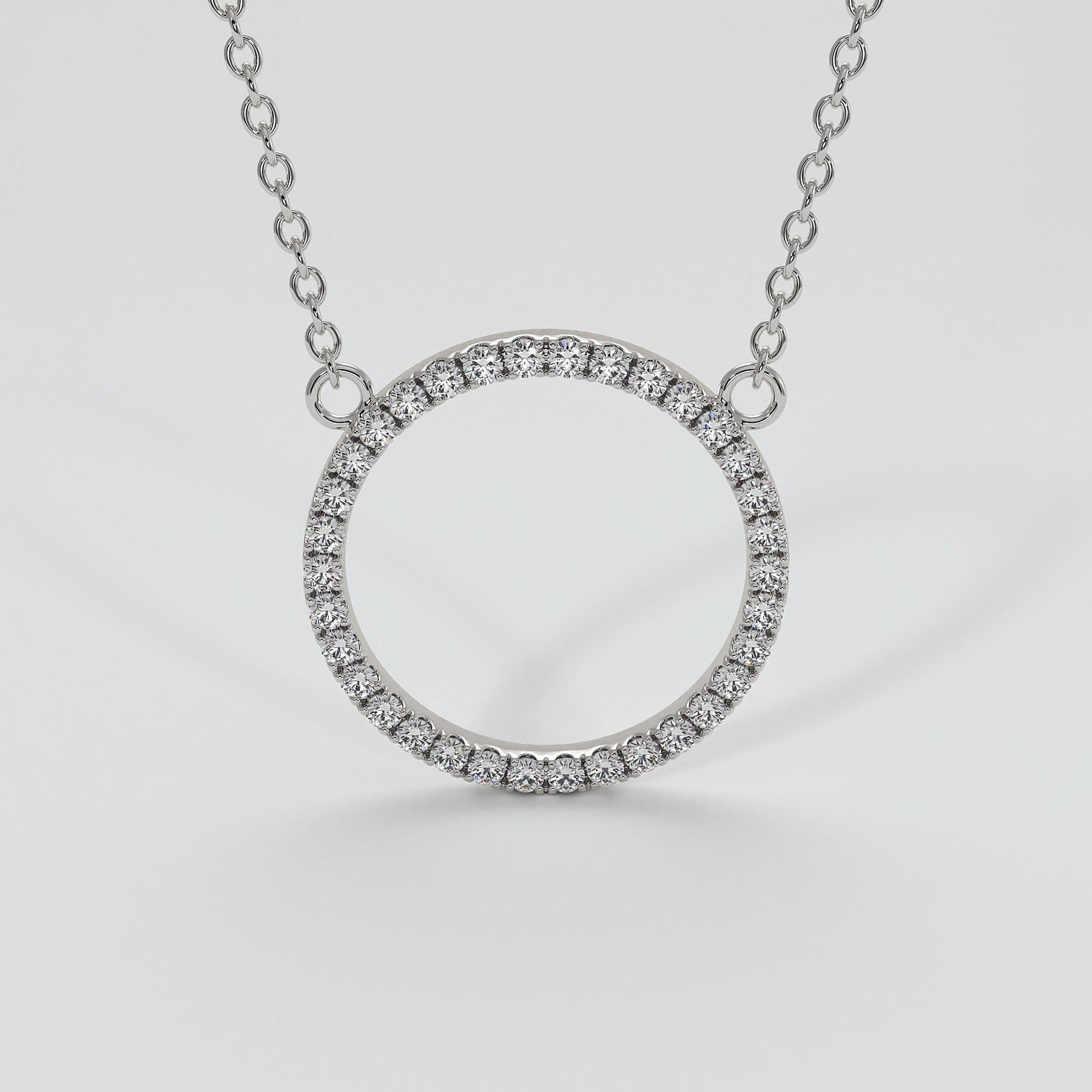 Diamond Circle Necklace – FANCI Fine Jewellery