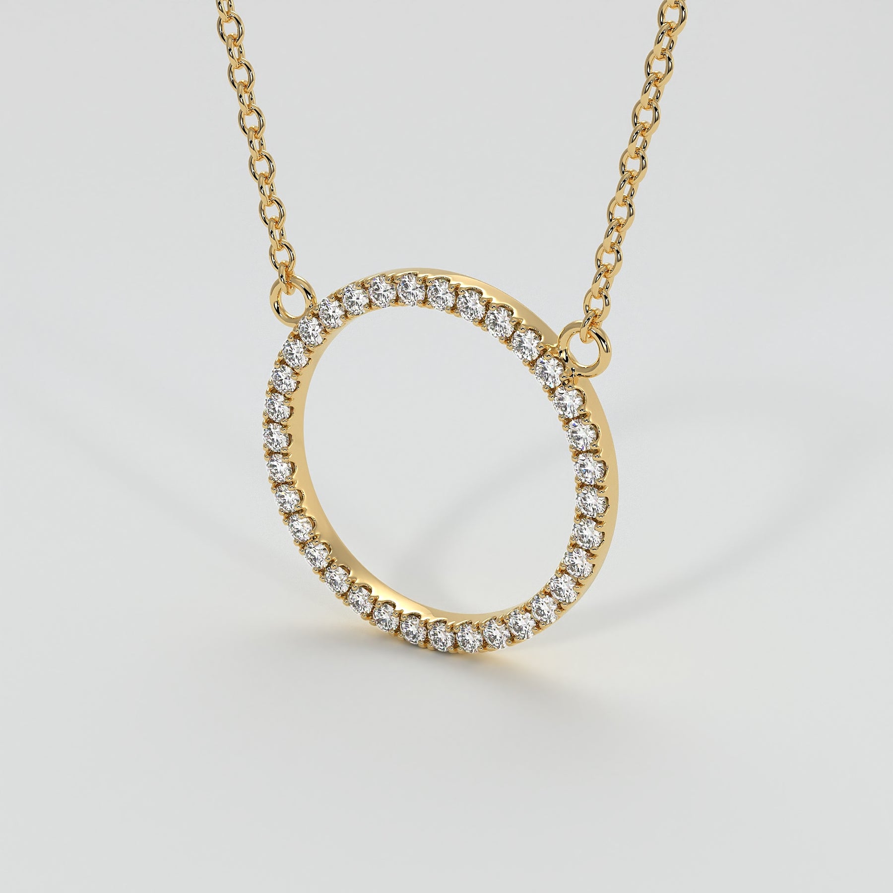 Diamond Circle Necklace – FANCI Fine Jewellery