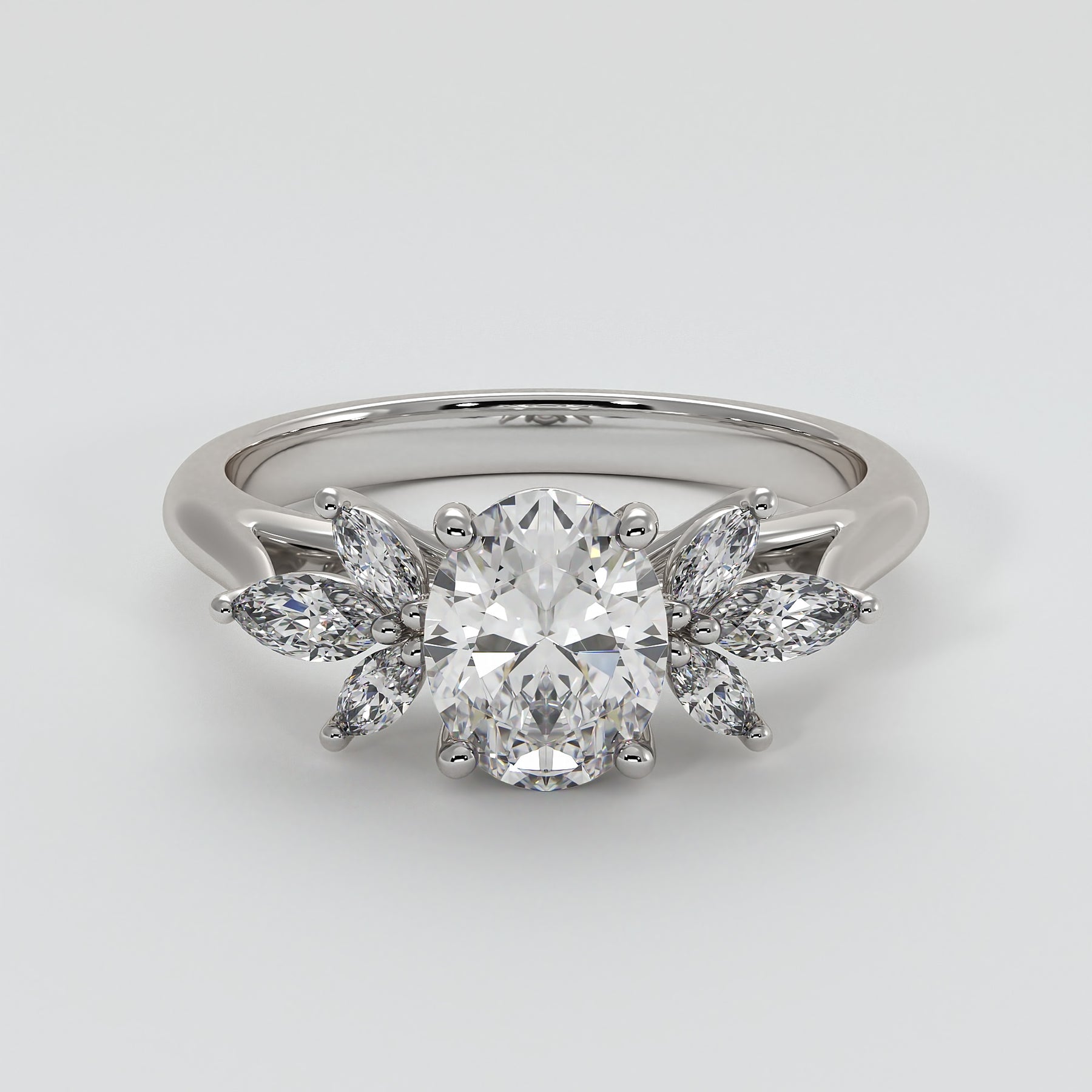Floral Engagement Ring – FANCI Fine Jewellery