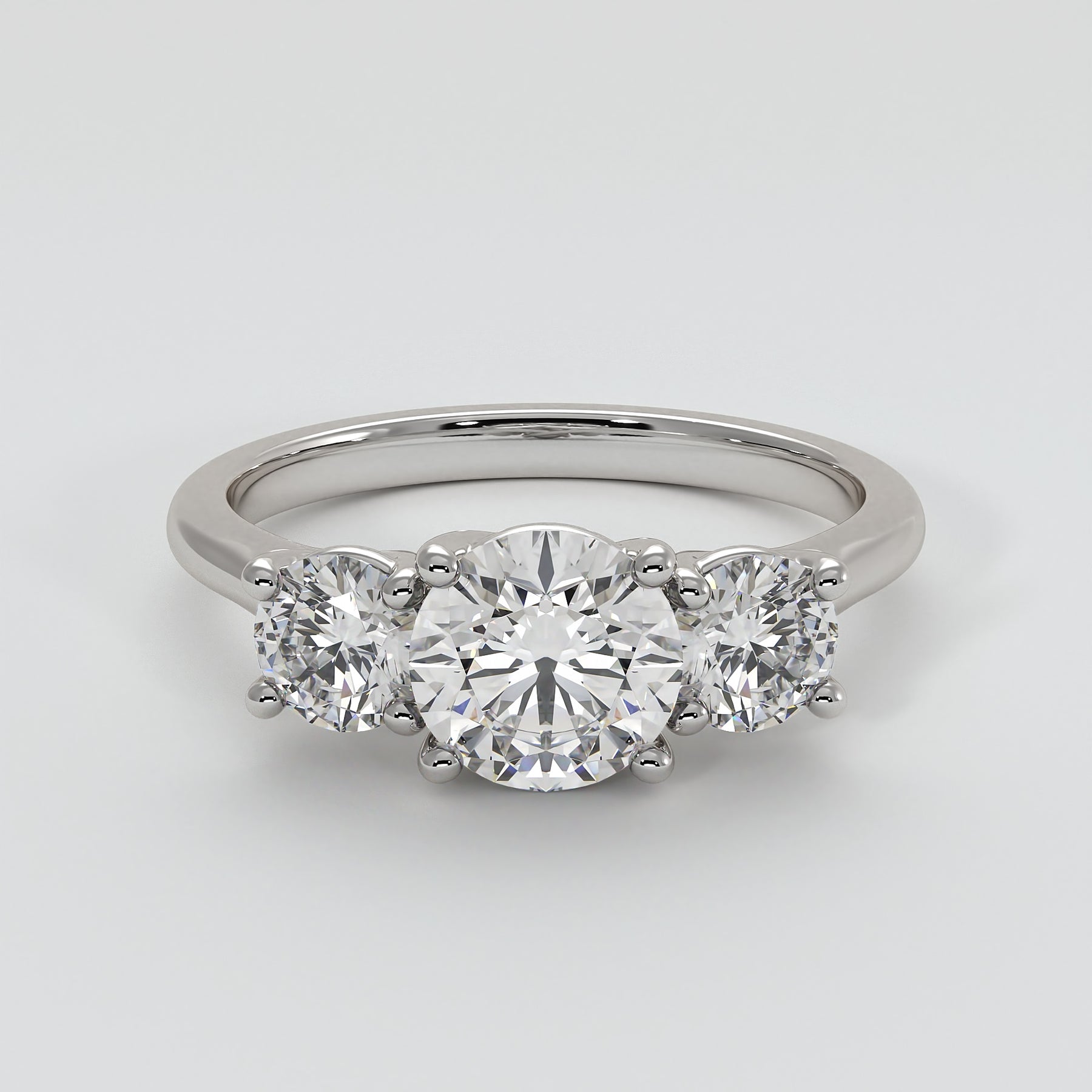 Ornate Trilogy Engagement Ring – FANCI Fine Jewellery