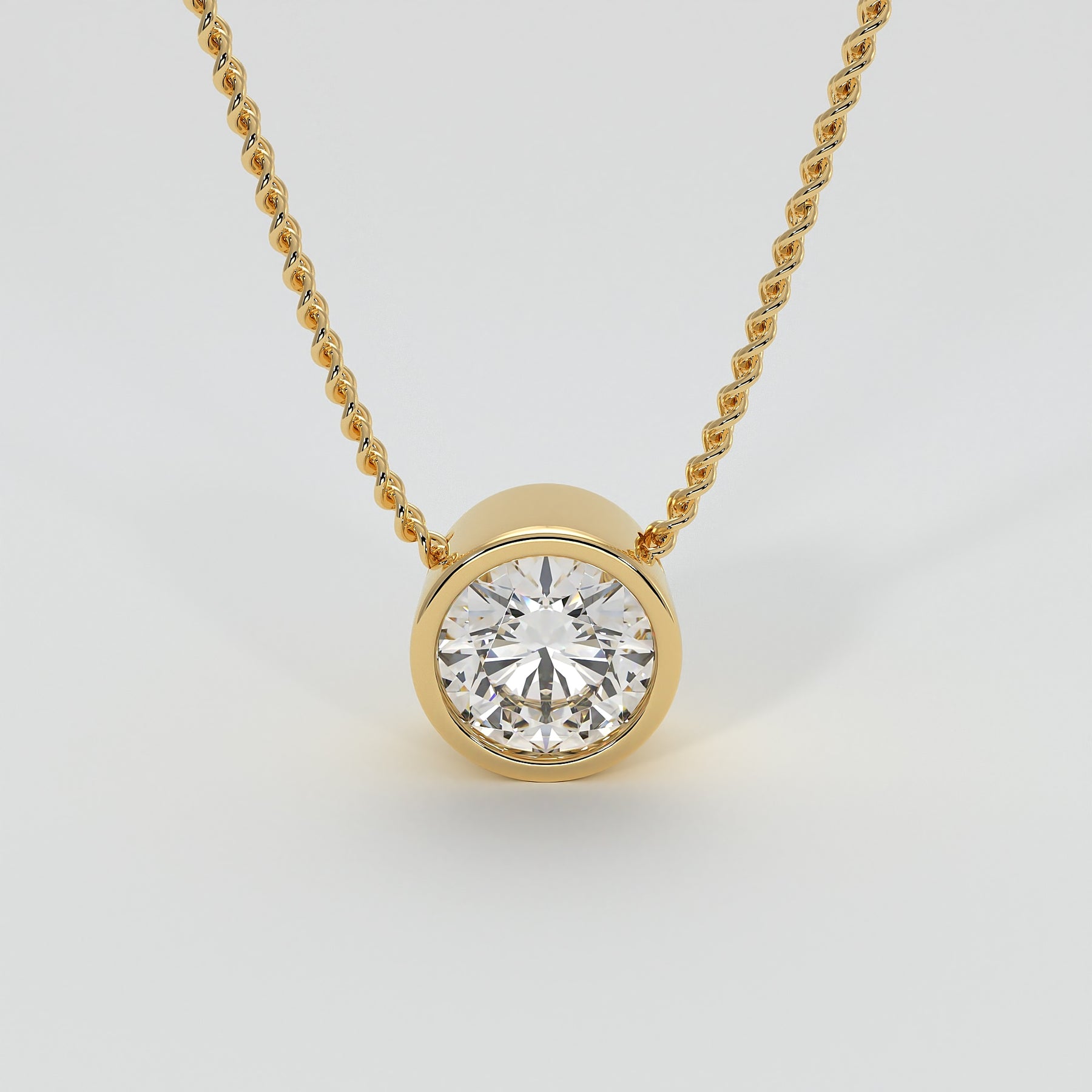 Rub Over Diamond Necklace – FANCI Fine Jewellery