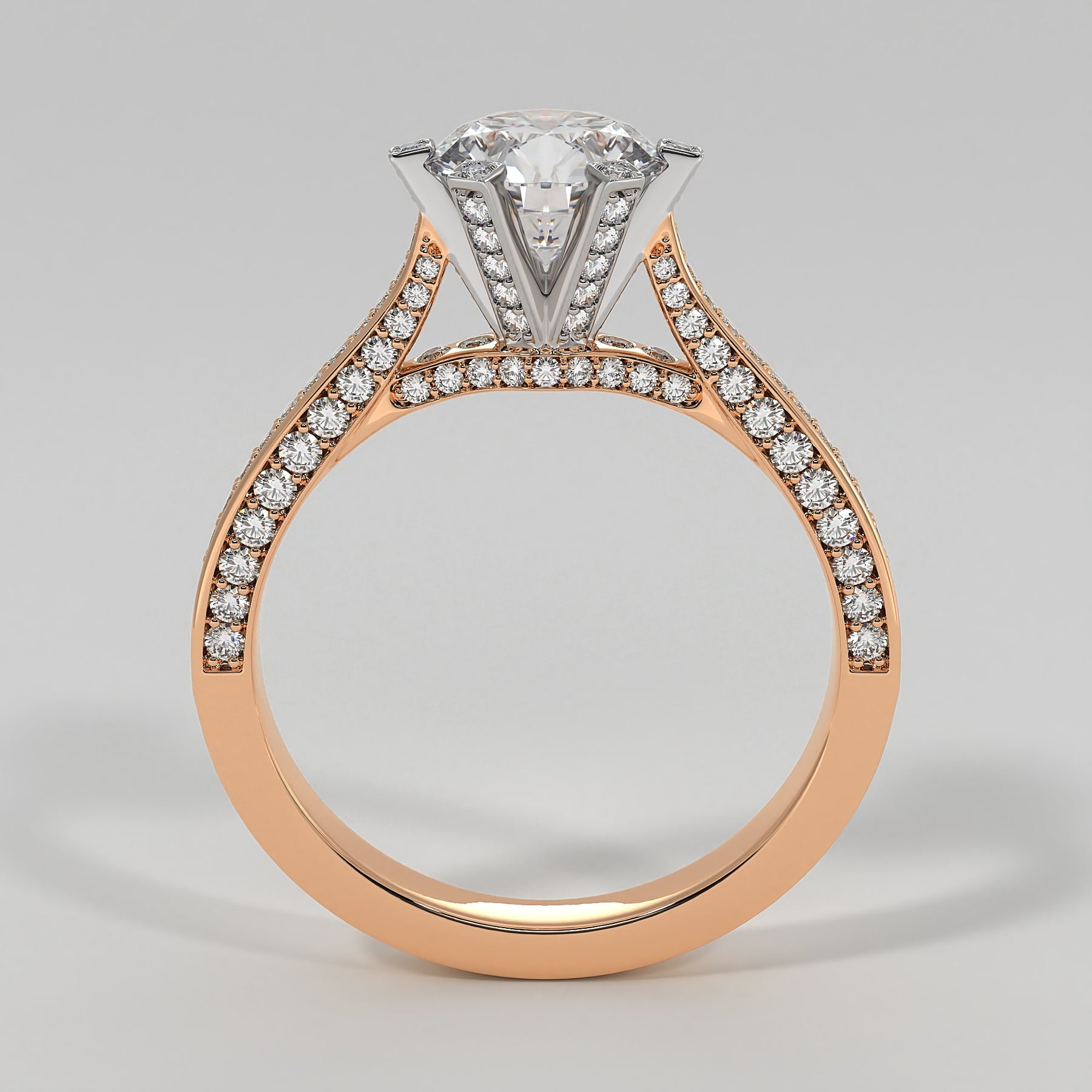 SHOWSTOPPER Engagement Ring With 131 Diamonds – FANCI Fine Jewellery