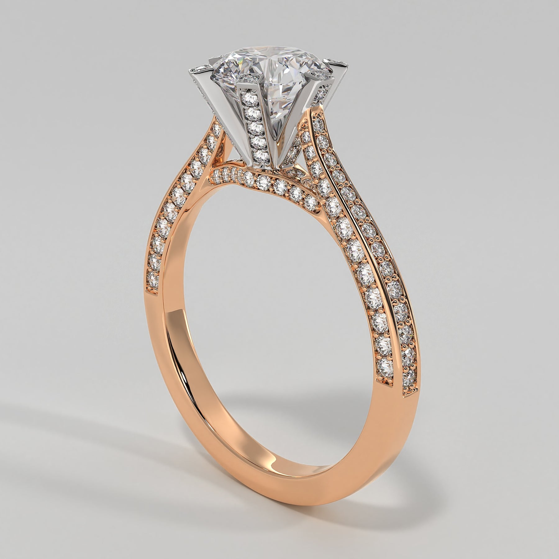 SHOWSTOPPER Engagement Ring With 131 Diamonds – FANCI Fine Jewellery